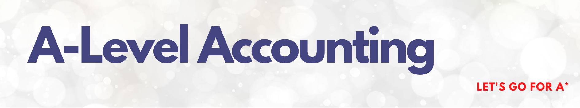 Cambridge A Level Accounting